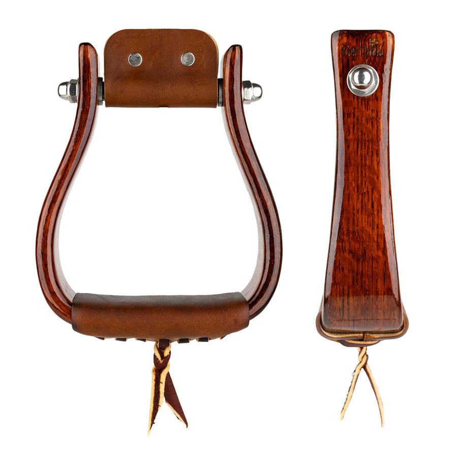 Flat Bottom Stirrups | Custom Wood Stirrups For Western Saddles – Don ...
