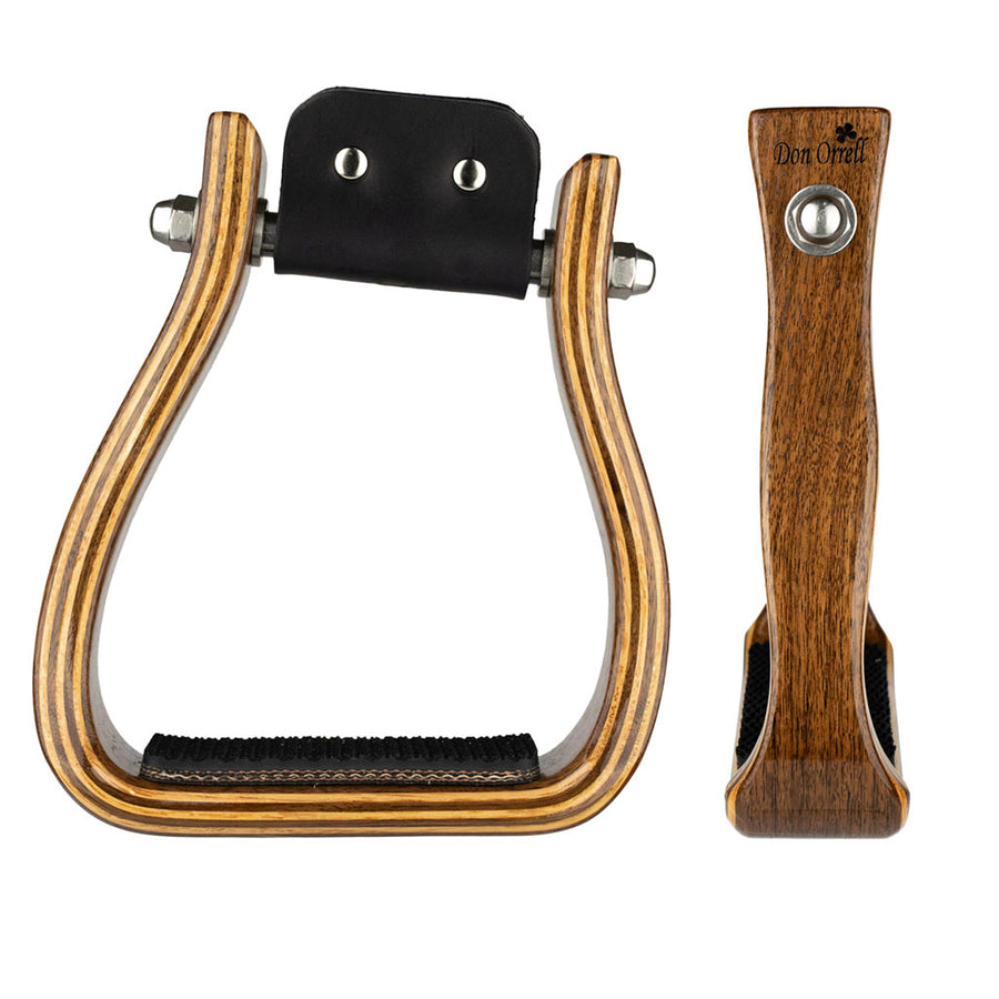 Custom Wooden Stirrups for Western Saddles – Don Orrell Stirrups