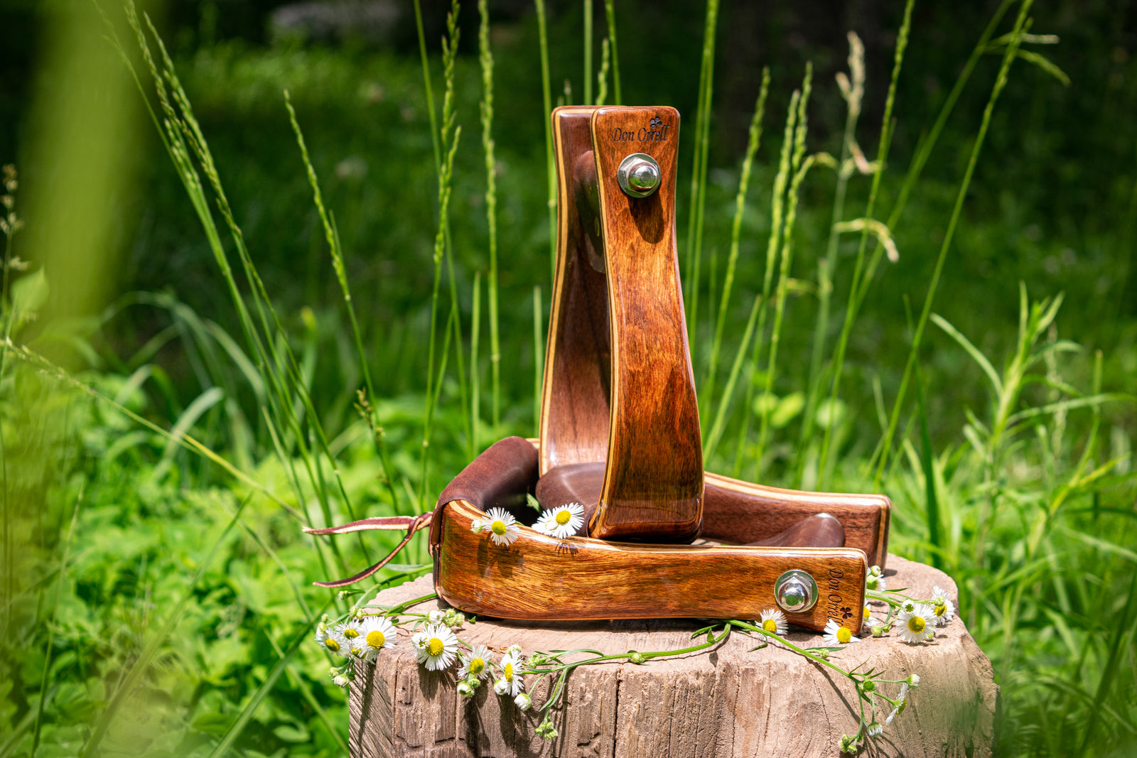 Custom Wood Stirrups for Western Saddles | Made in the USA – Don Orrell ...