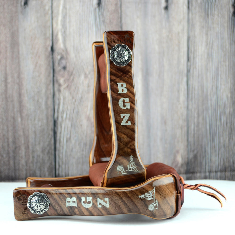Custom Wood Stirrups for Western Saddles | Made in the USA – Don Orrell ...