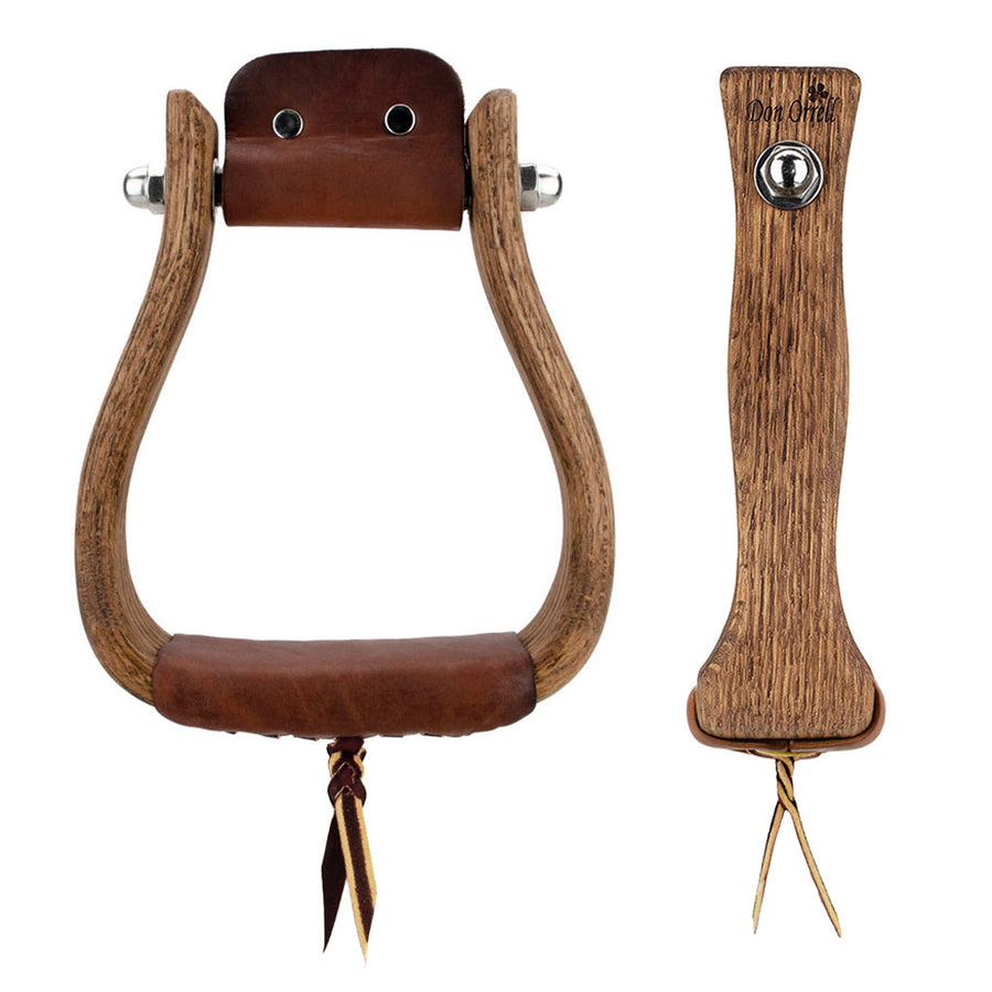 Tapered Stirrups | Custom Wood Stirrups Made in the USA – Don Orrell ...
