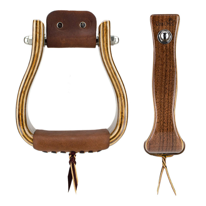 Custom Wooden Stirrups for Western Saddles – Don Orrell Stirrups