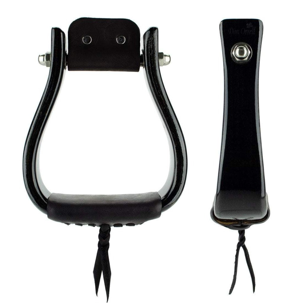 Flat Bottom Stirrups | Custom Wood Stirrups For Western Saddles – Don ...
