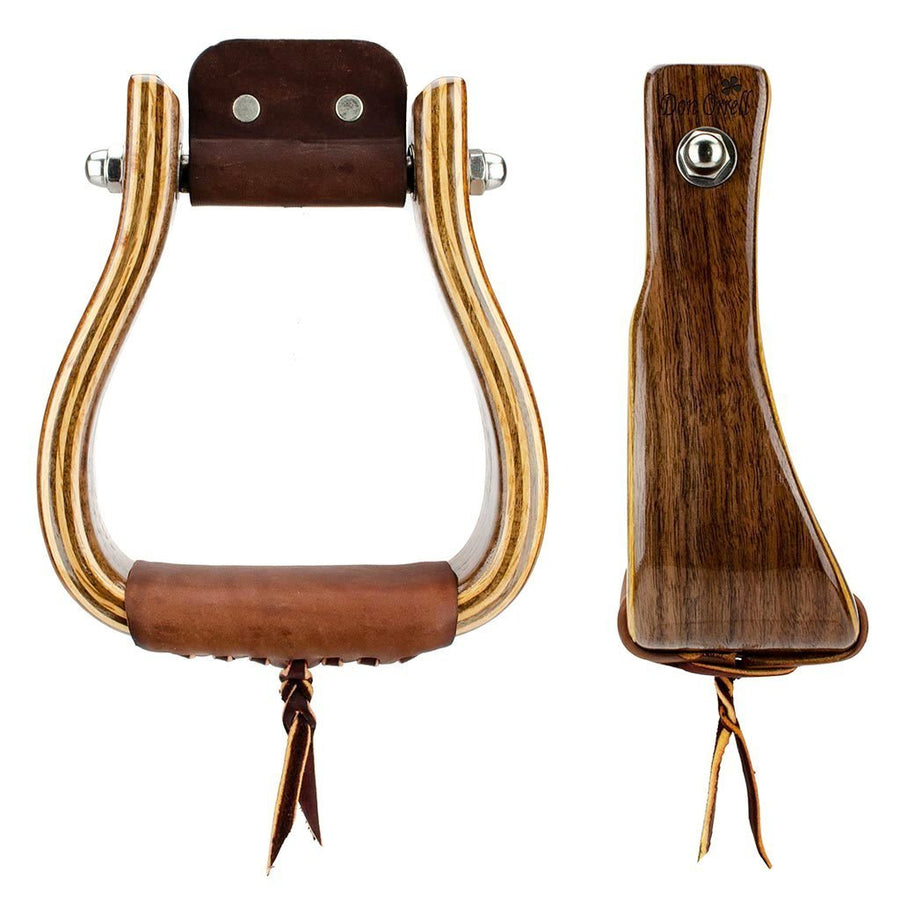 Custom Wooden Stirrups for Western Saddles – Don Orrell Stirrups