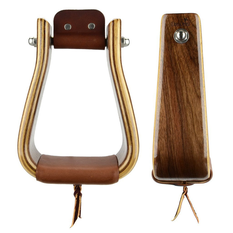 Custom Wooden Stirrups for Western Saddles – Don Orrell Stirrups