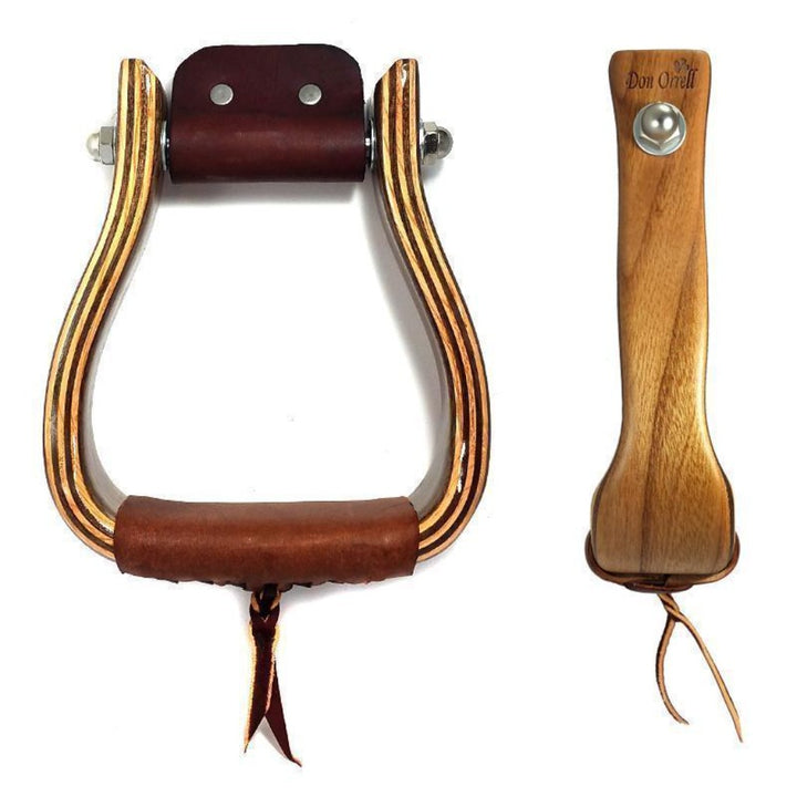 Tapered Stirrups | Custom Wood Stirrups Made in the USA – Don Orrell ...