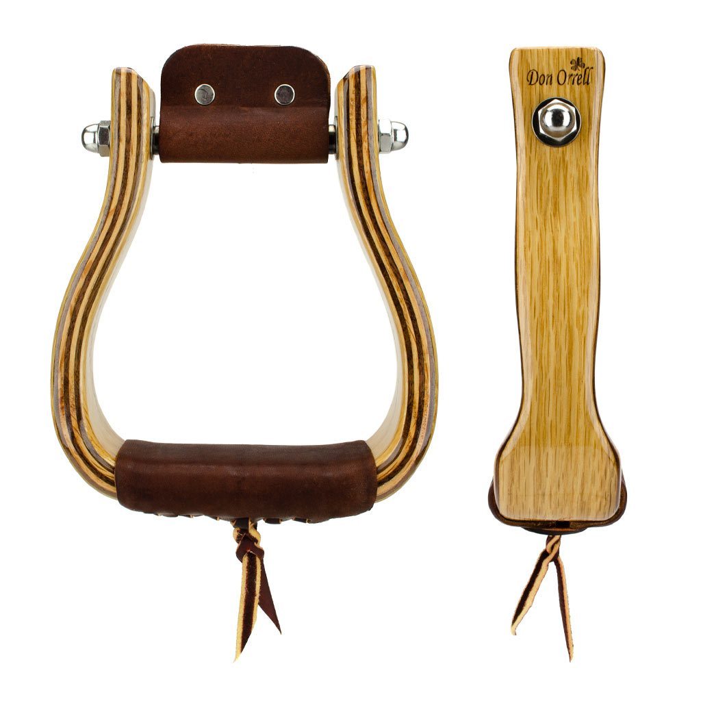 Tapered Stirrups | Custom Wood Stirrups Made in the USA – Don Orrell ...