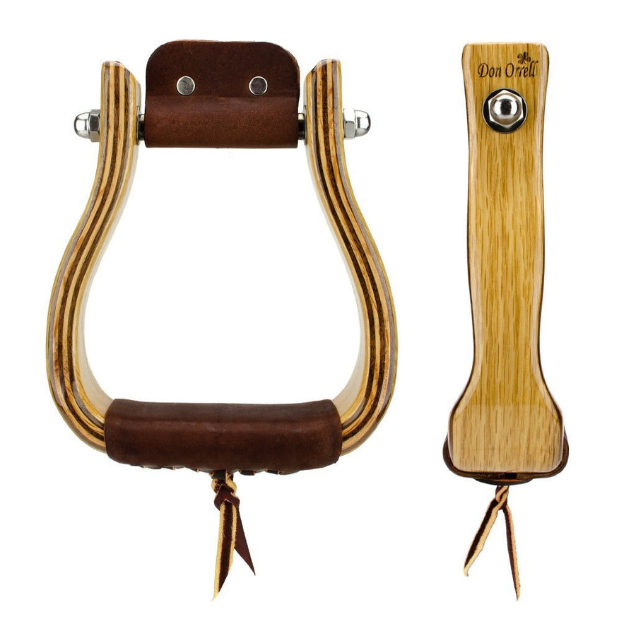 Tapered Stirrups | Custom Wood Stirrups Made in the USA – Don Orrell ...
